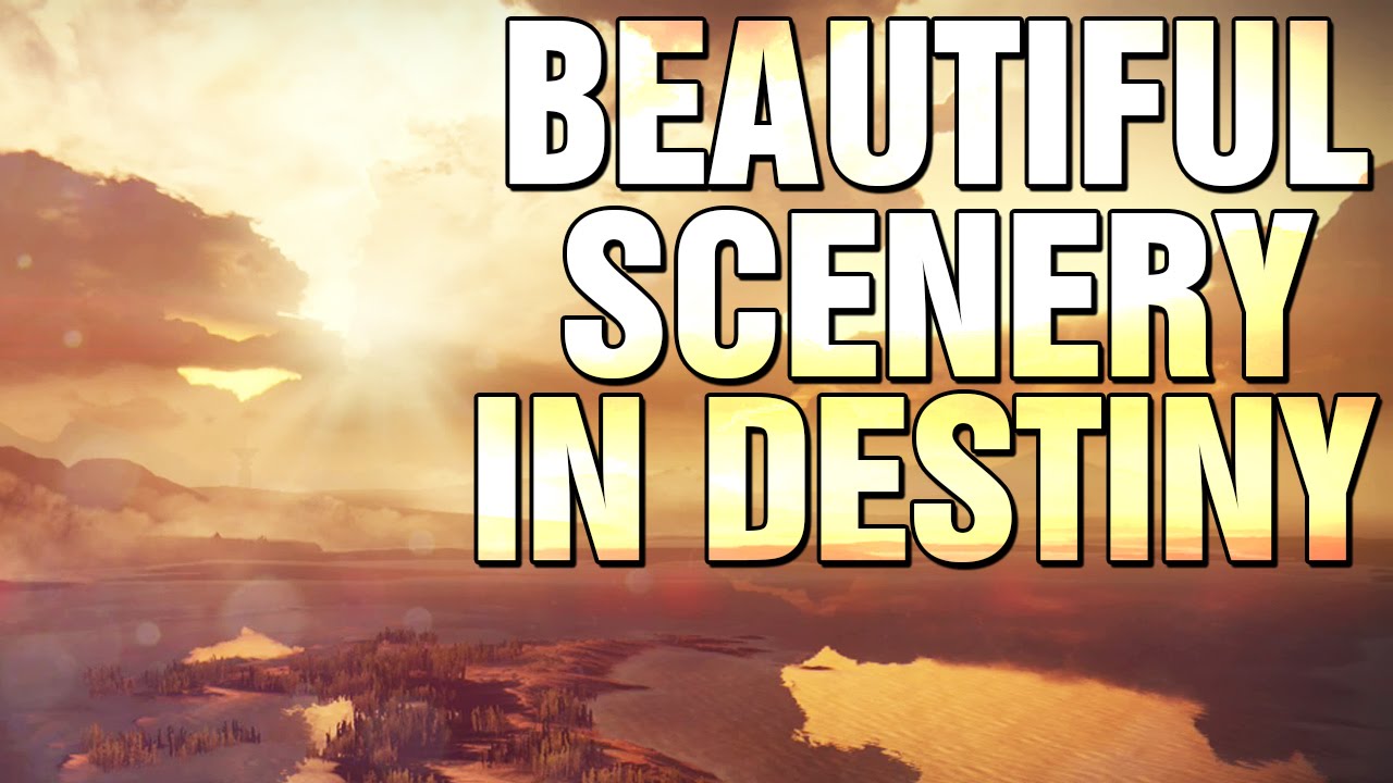 Beautiful Scenery in DESTINY Video Game - YouTube
