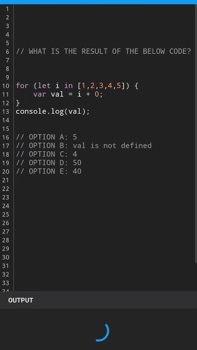 Guess the javascript console output. #javascript #programming #codinginterview # ...