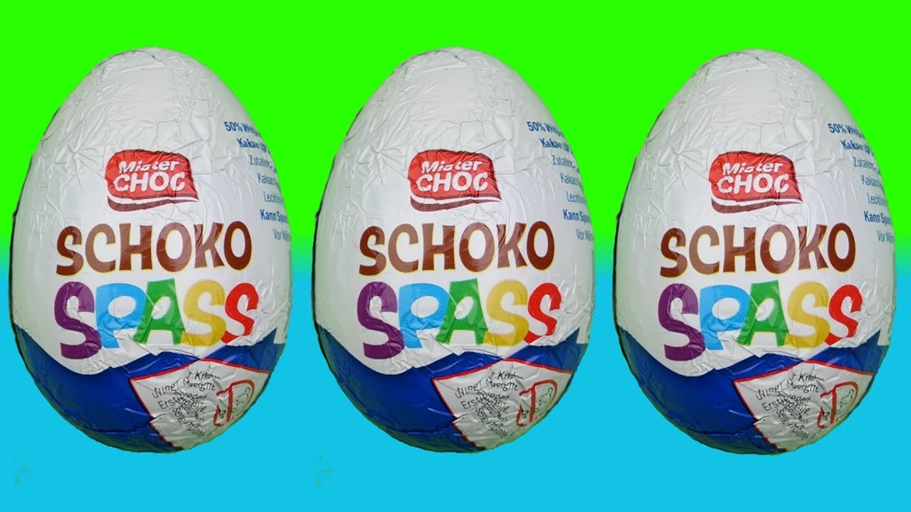 Neu Kinder Surprise 12 Schoko Spass unboxing - YouTube