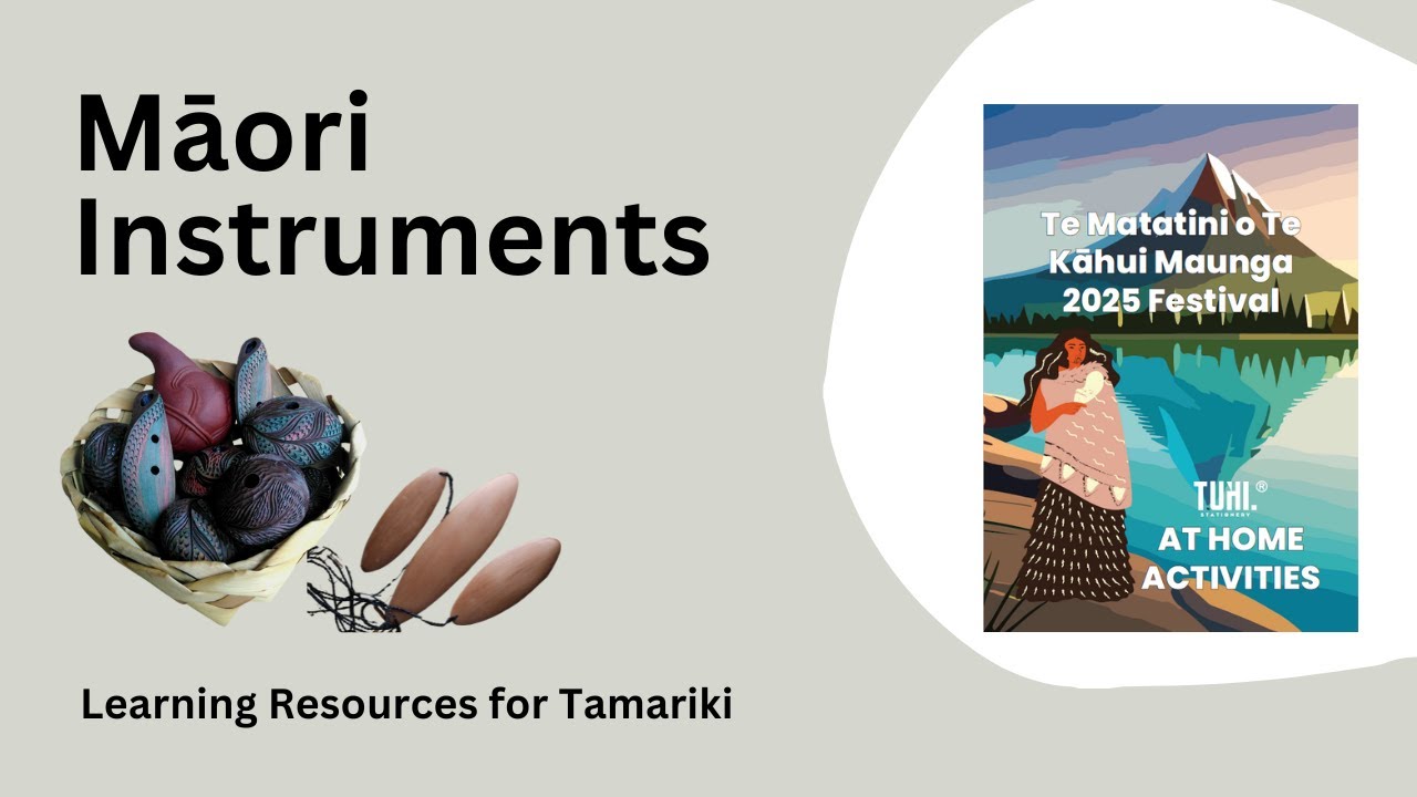 Māori Musical Instruments Activity for Kids | Te Matatini Kapa Haka ...