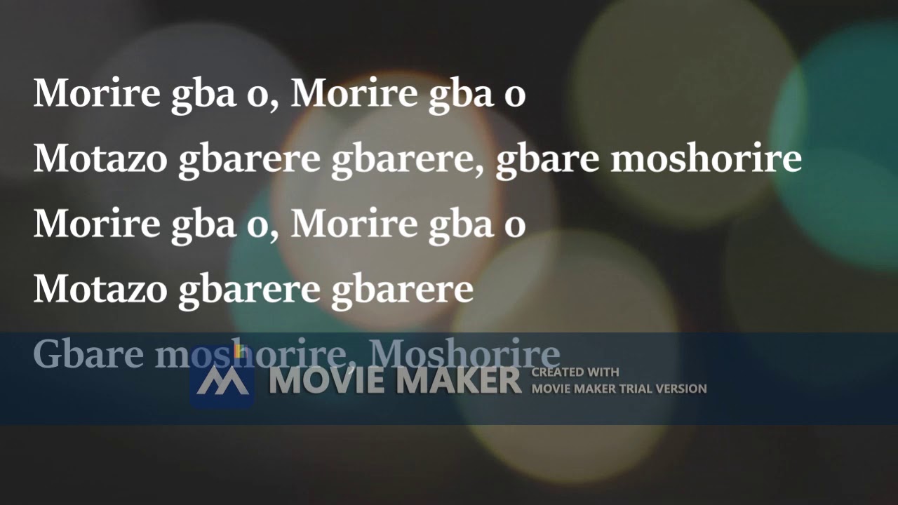 Morire lyrics video by koredo bello made by movie maker trail mp4 (koko ...