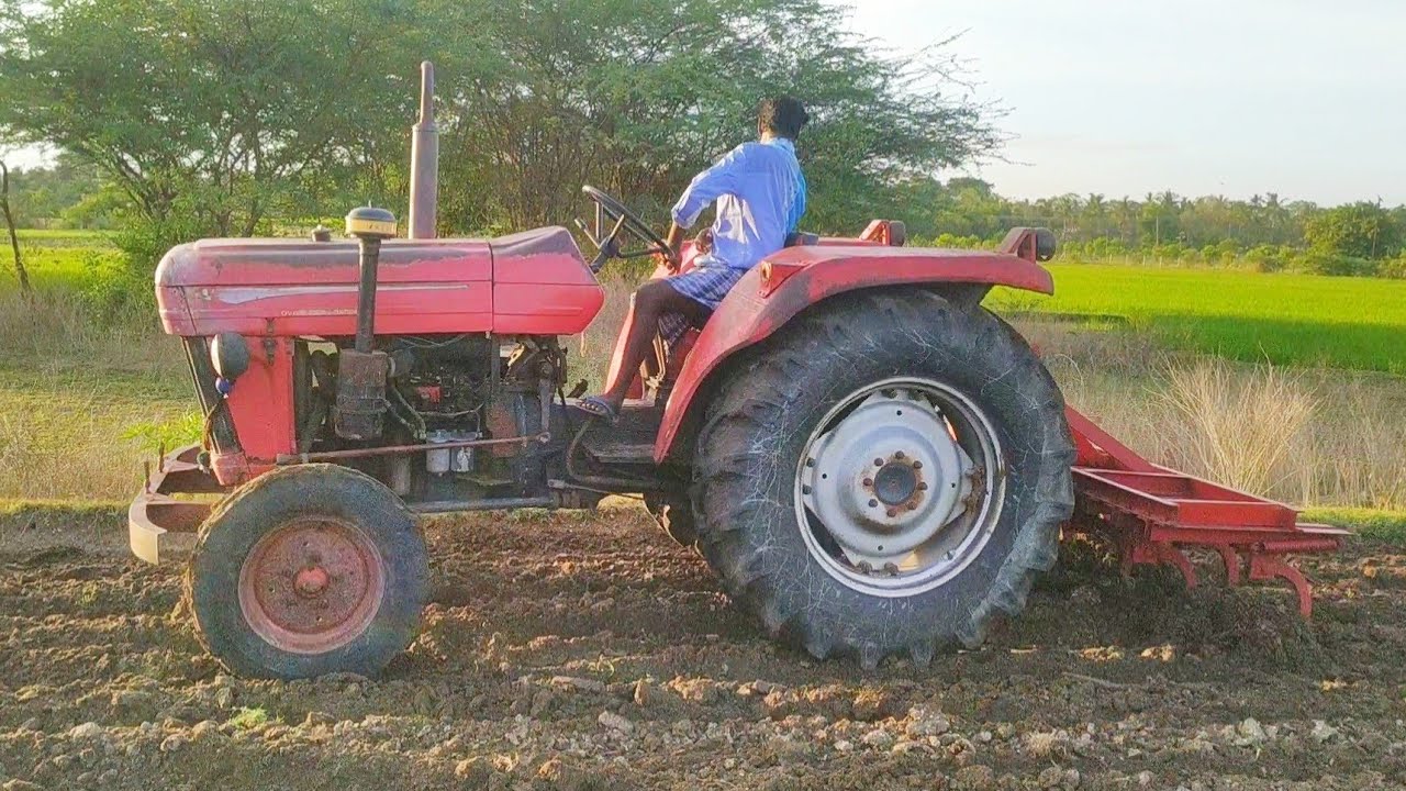 FORCE BALWAN 500. 50 HP TRACTOR WITH CULTIVATOR. - YouTube