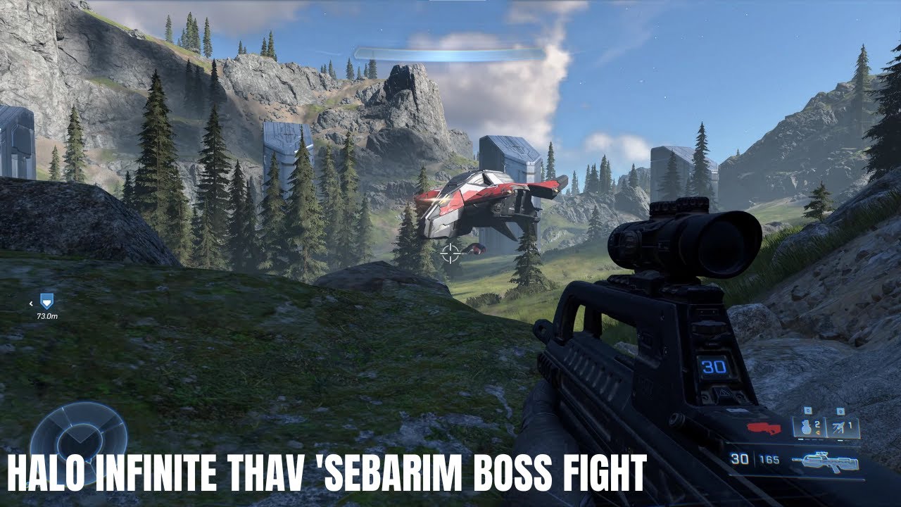 Halo Infinite Thav 'Sebarim Boss Fight | 4K 60FPS PC - YouTube