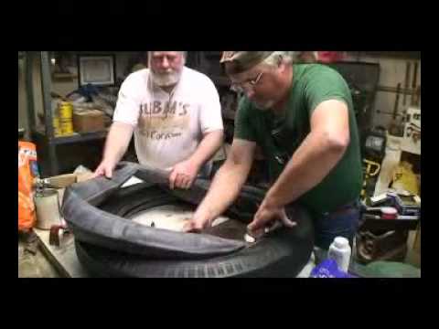 Ford Model T - "Tech Information" - Mounting a tire on a split rim ...