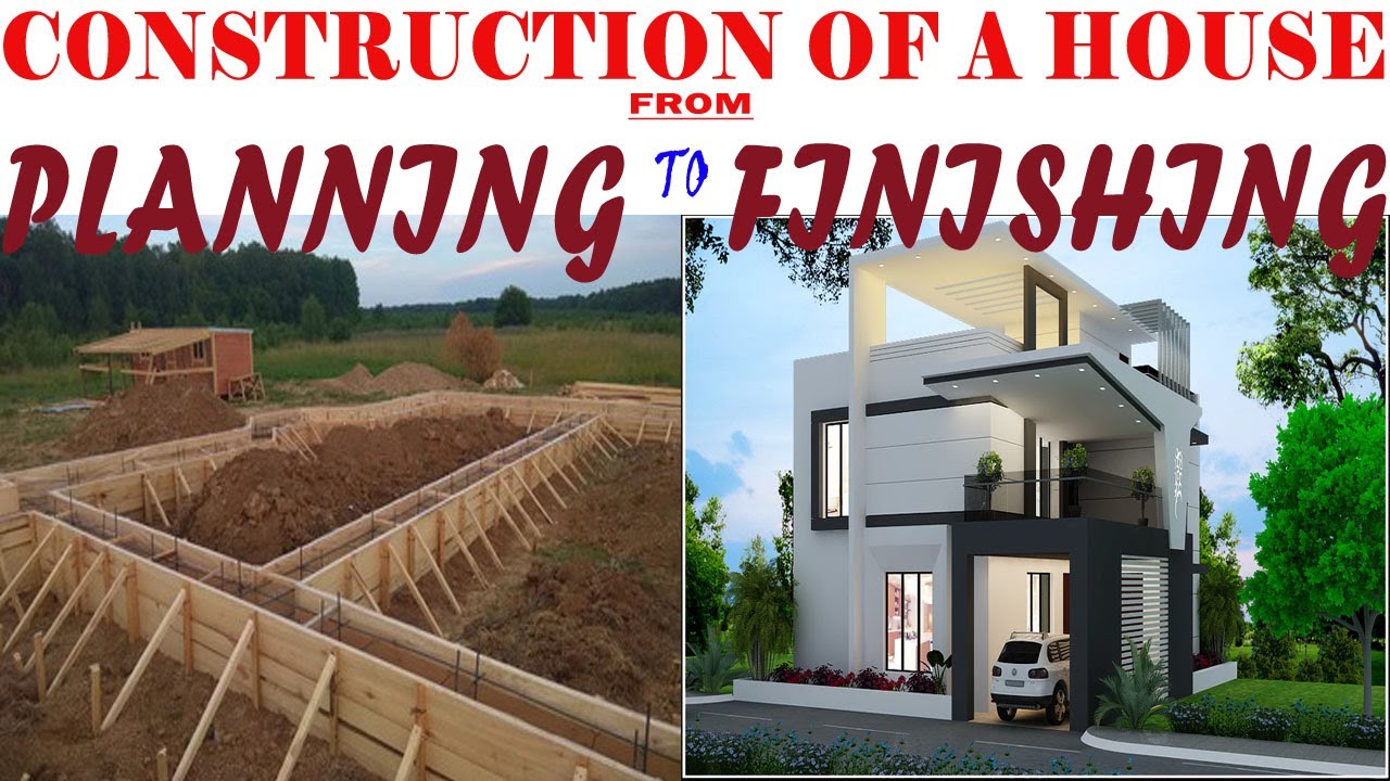 How to Construct a House/ Foundation of a building. - YouTube