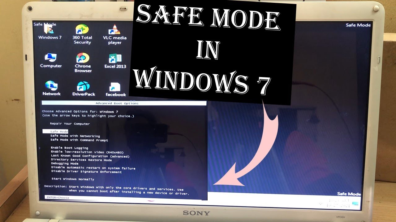Safe Mode in Windows 7 ll Windows 7 mein Safe Mode kaise run kare ll ...