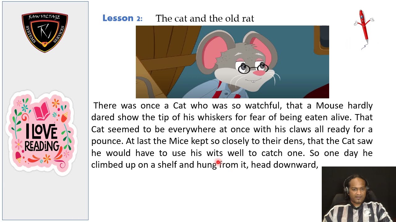 Lesson 2 the cat and the old rat - YouTube
