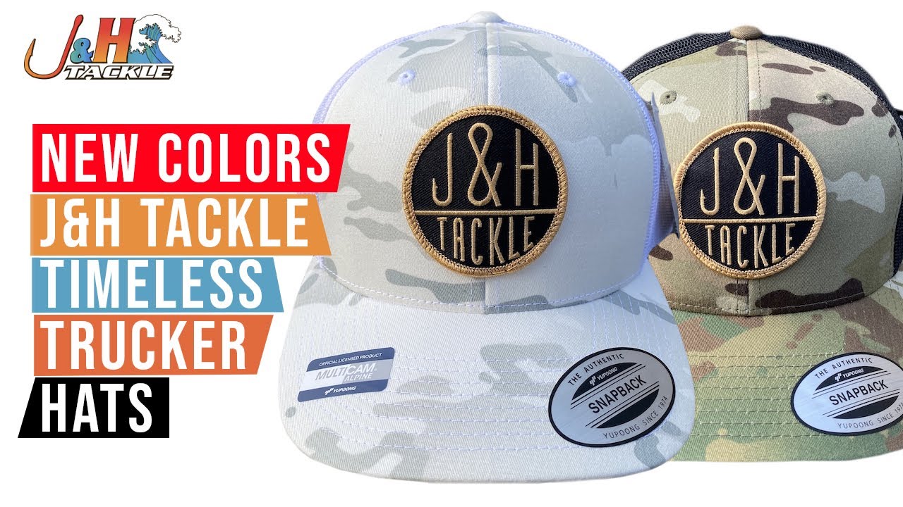 NEW COLORS: J&H Tackle Timeless Trucker Hats | J&H Tackle - YouTube