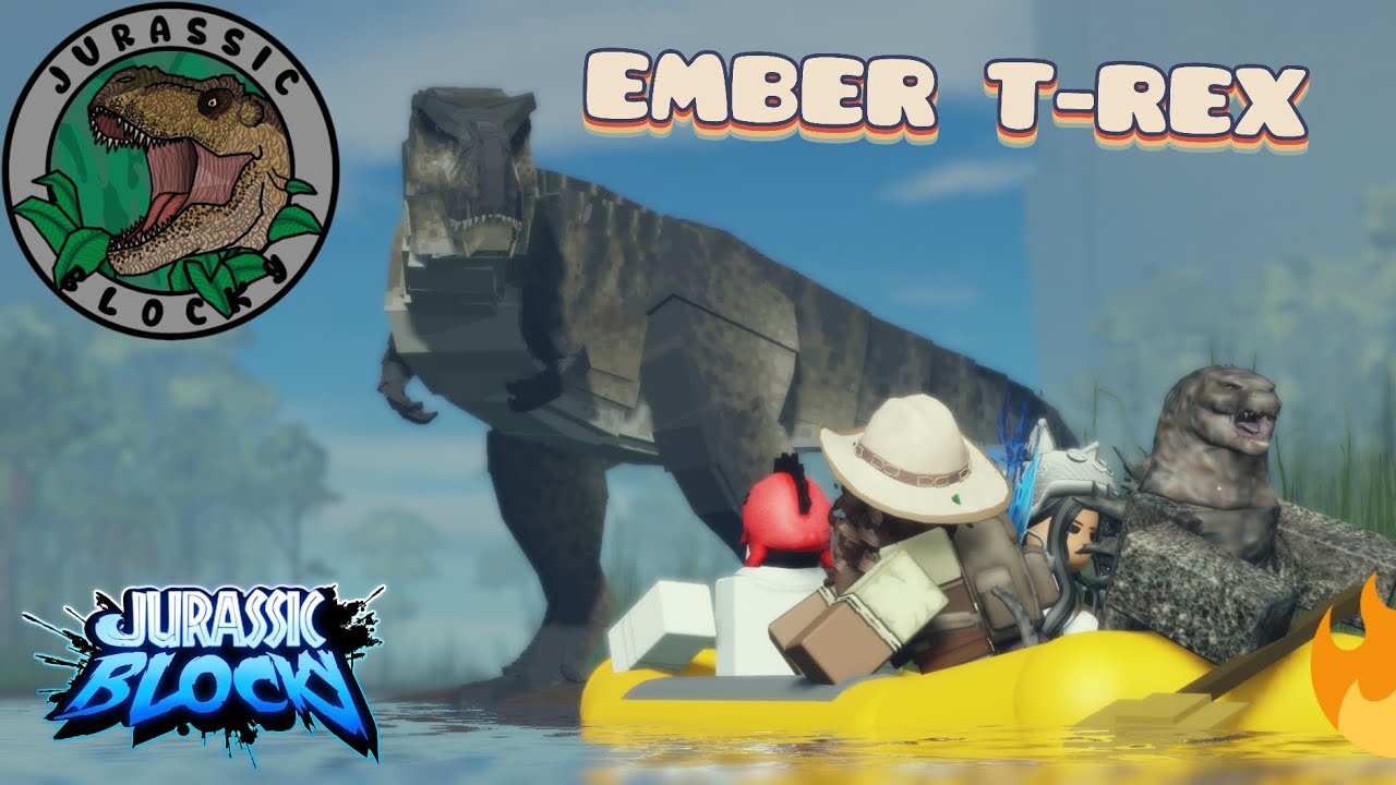 TEASER DEL NUEVO REBIRTH T-REX EN JURASSIC BLOCKY! - Roblox - YouTube