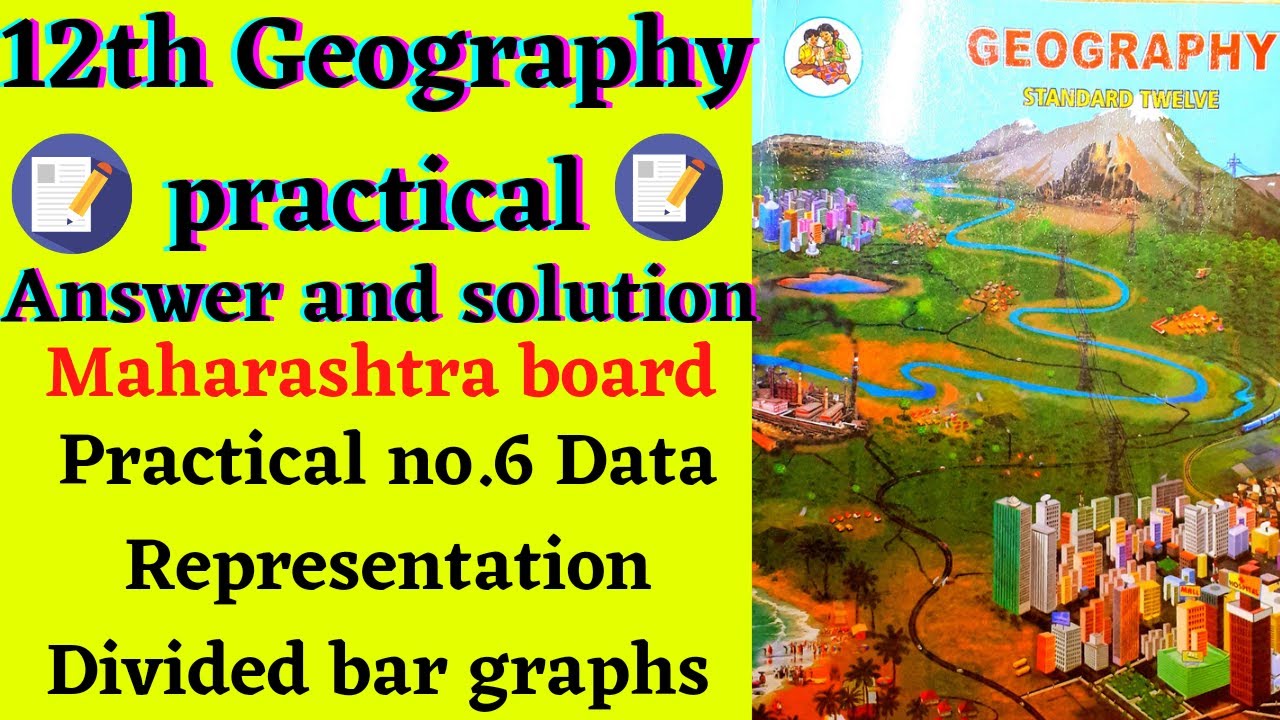 Practical no.6 Data representation: Divided bar graphs |12th geography ...
