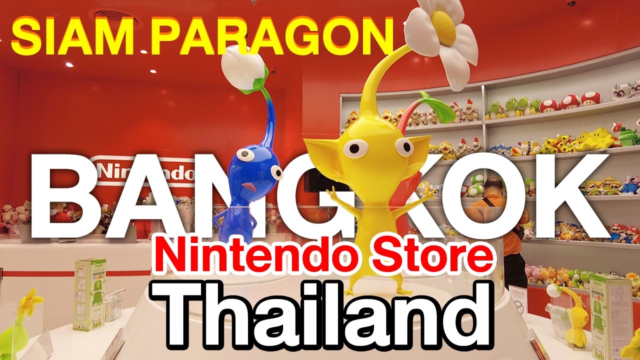 [4K] Exploring the newly opened Nintendo Store at Siam Paragon - YouTube