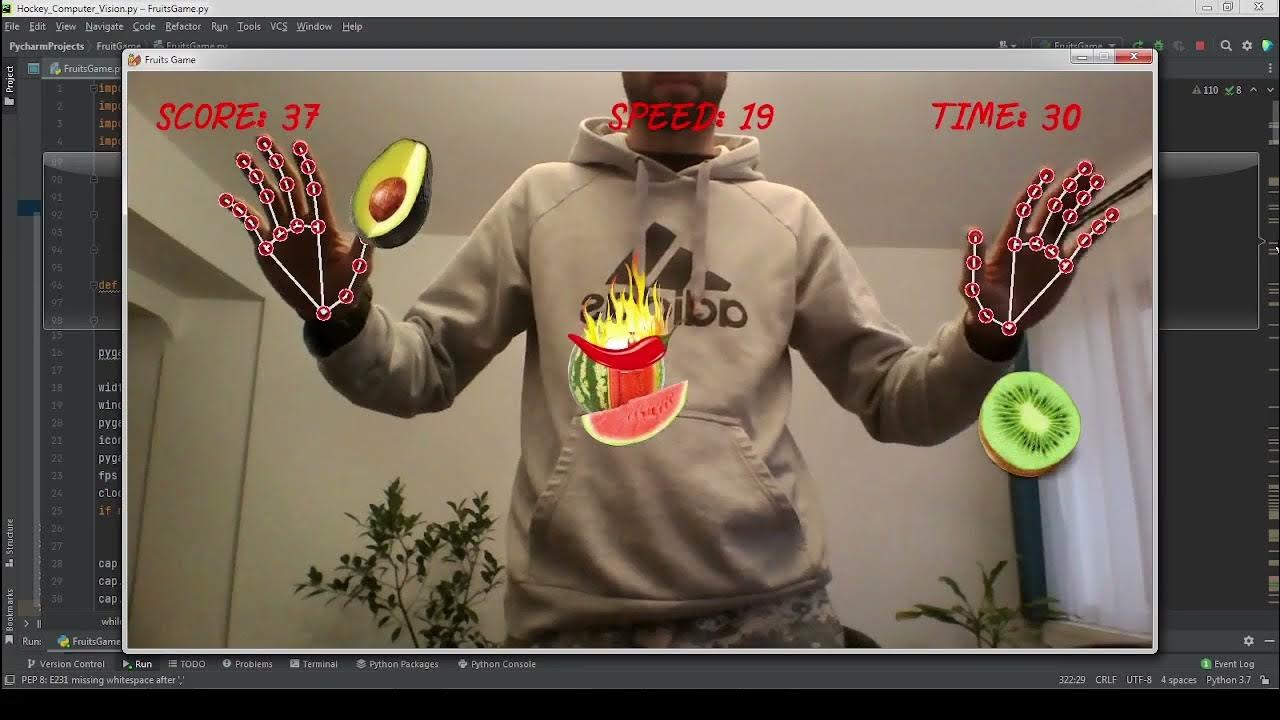 Computer Vision my first project Opencv Python - MediaPipe Hands Detection - Pygame - YouTube