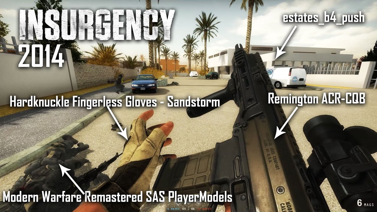 Insurgency 2014 - Estates - Push with bots and mods - YouTube