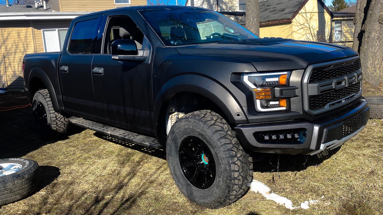 Transformation of Ford F150 into Raptor Project part 12 - YouTube