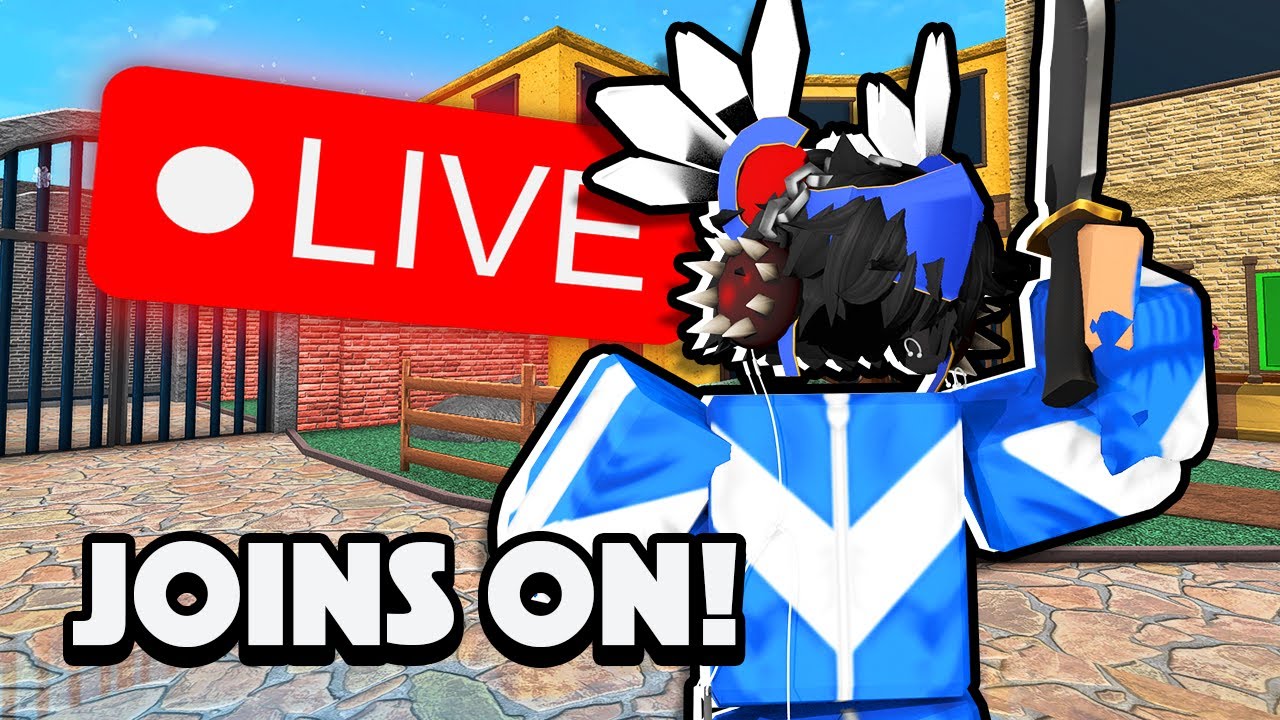 Blue Plays MM2 with VIEWERS! (10K SPECIAL 🎉) 🔴 - YouTube