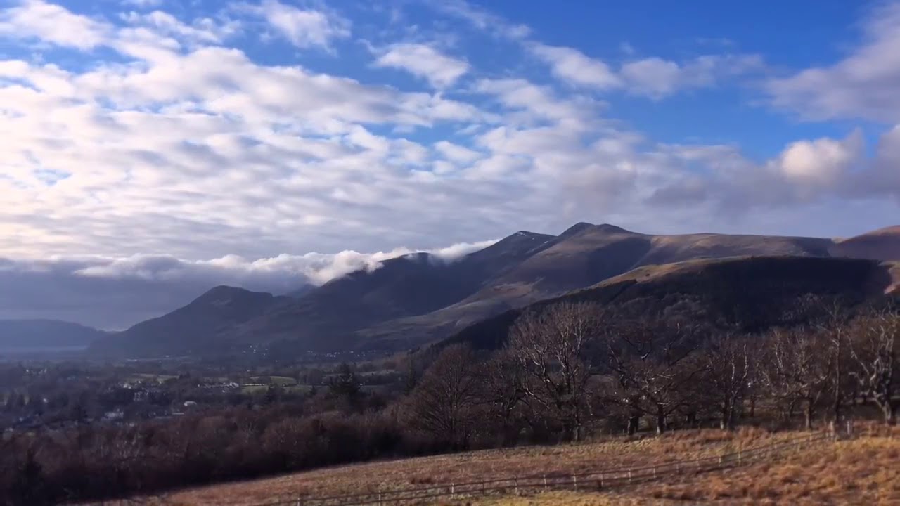 Skiddaw clouds - YouTube