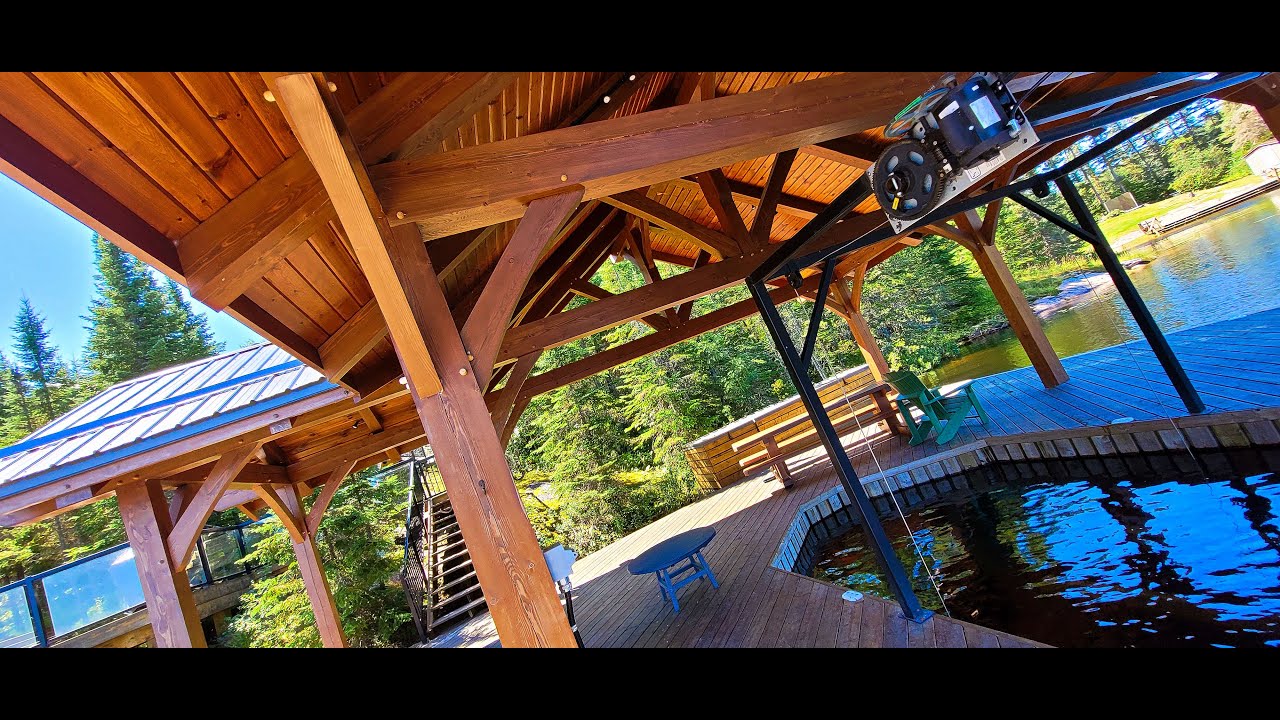 Luxury Lake Front Cabins built in Lake of the Woods Kenora - YouTube