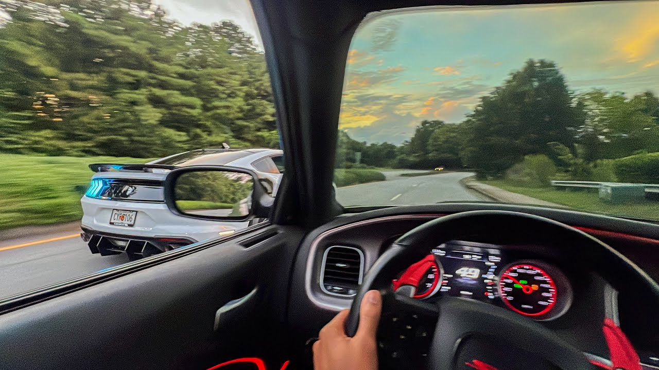 MODDED SCAT PACK VS 10 SPEED MUSTANG GT POV DRIVE - YouTube