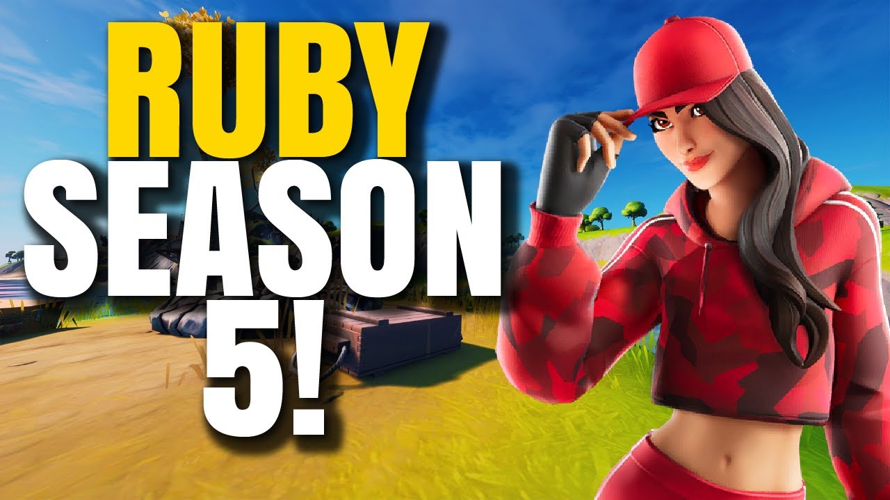 RUBY SKIN TAKES ON SEASON 5 IN FORTNITE TRIOS - YouTube
