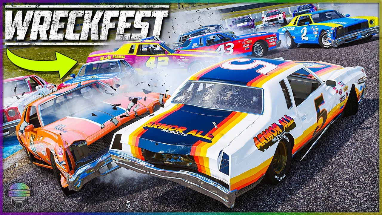 The REAL Wall of CHAMPIONS! | Wreckfest 70s NASCAR at Lakeside! - YouTube