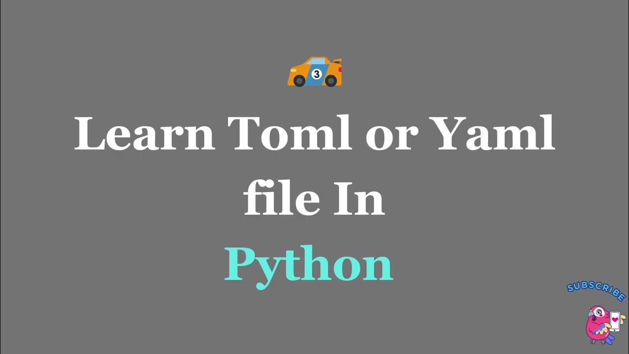 📜 Simplify Configurations with YAML and TOML in Python: Your File Format Magic! #pythontutorial ...