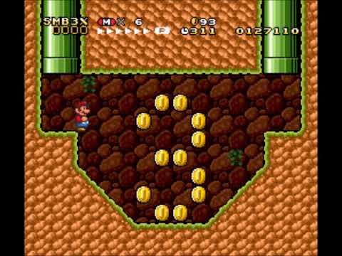 SMW Custom Music - Track -157b (Super Mario Bros. 1 - Underground)(NES ...