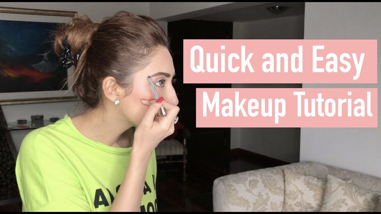10 Minute Natural and Glowing Makeup Tutorial - Fatima Raja Kasuri ...