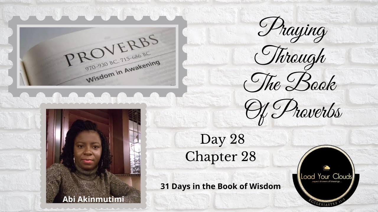 Day 28 - Proverbs chapter 28 - YouTube