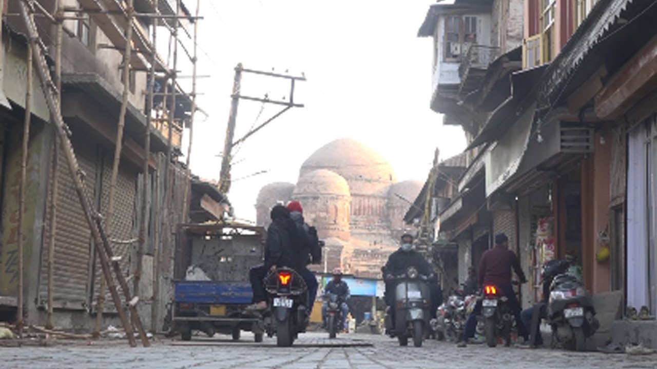 Renovation of Maharaj Gunj Market going on at full speed under Srinagar ...