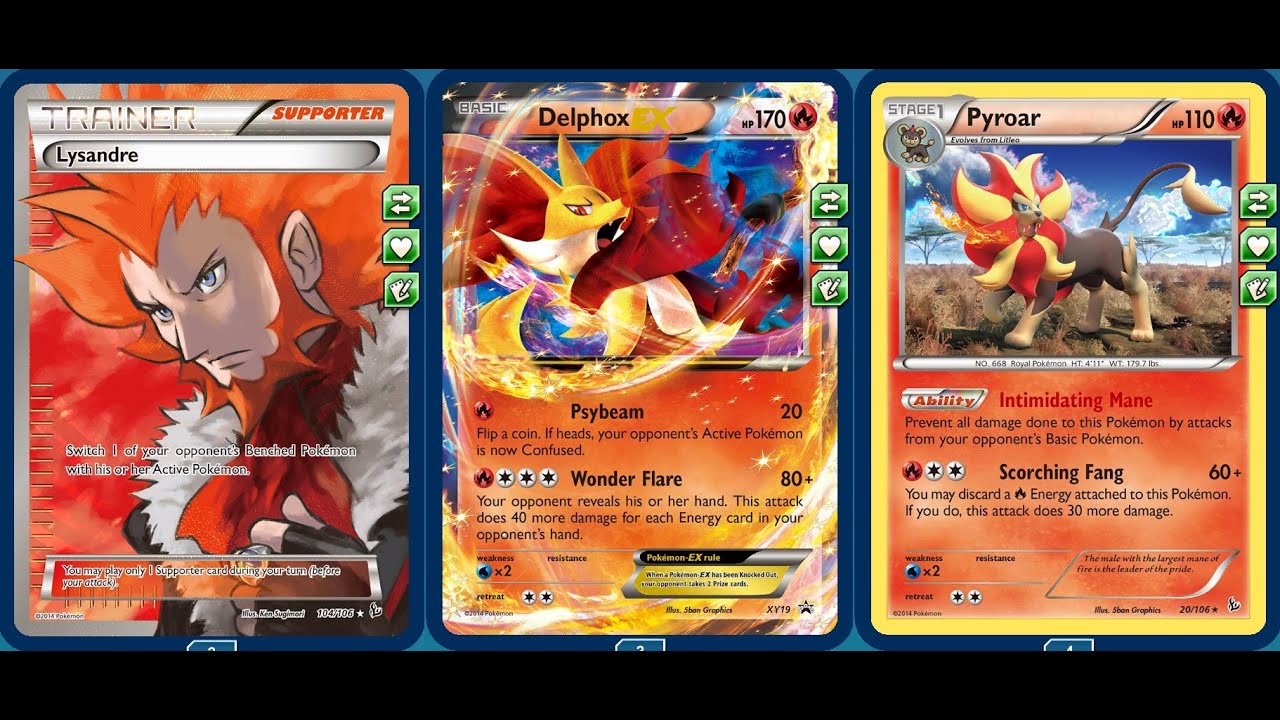 Pokemon Mega Delphox Card