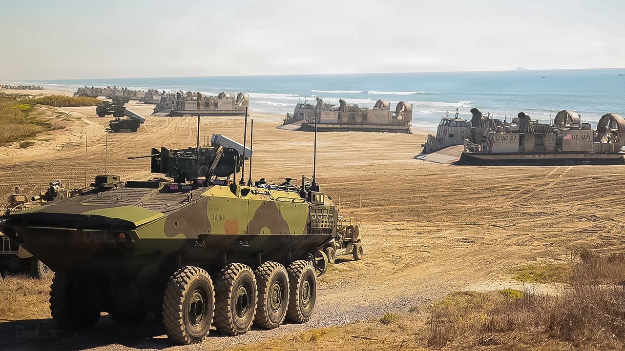 U.S. Marines Showcase Powerful Amphibious Assault Capabilities During ...