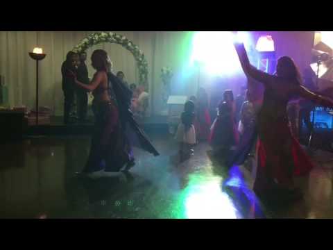 Arabic dance at a Punjabi wedding