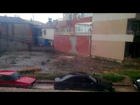 Masallah cok guzel yagmur yagiyor yozgata 4k