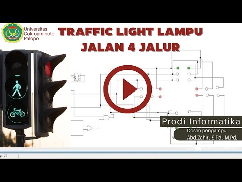 Cara Membuat Traffic Light Lampu Jalan 4 Jalur Menggunakan Aplikasi EWB ...