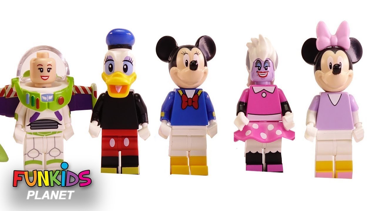Learn Colors Videos for Kid: Paw Patrol & Mickey Mouse Legos on Wrong ...