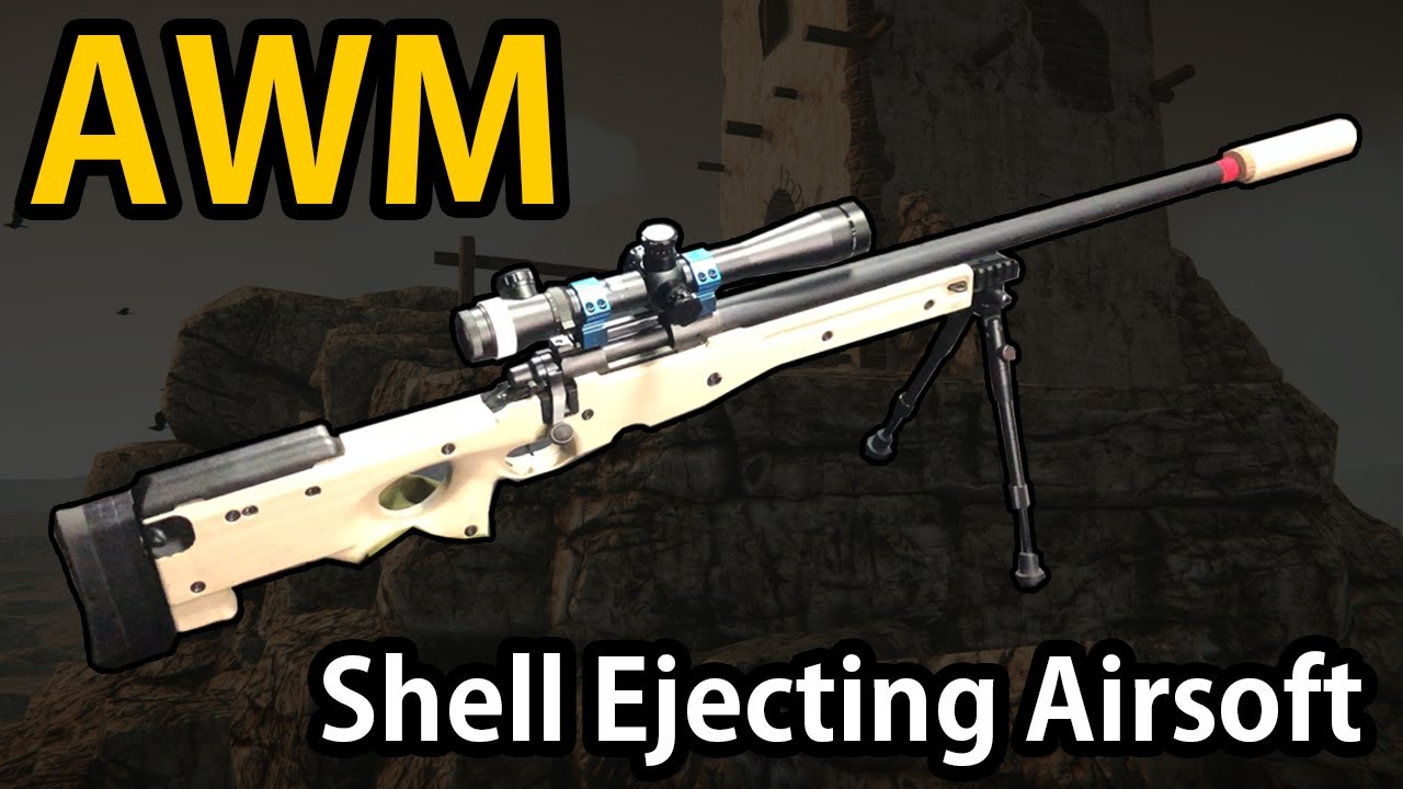 PUBG AWM | Shell Ejecting Airsoft Virtual Shooting Game At Home ...