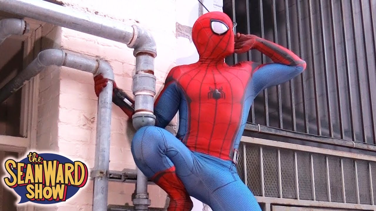 SPIDER-MAN: Flips, Tricks, and Dance Flash Mob (with Iron Man!) - YouTube