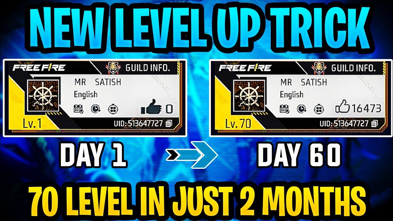 Free Fire New Level Up Trick | How To Increase Fast Level In Free Fire ...