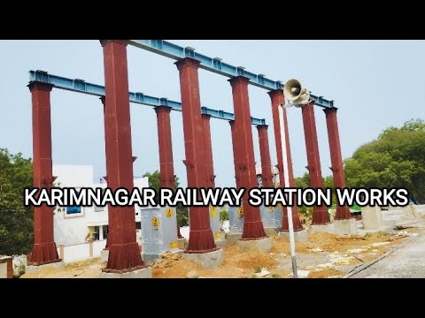 Karimnagar railway station works update #youtube #indianrailways - YouTube