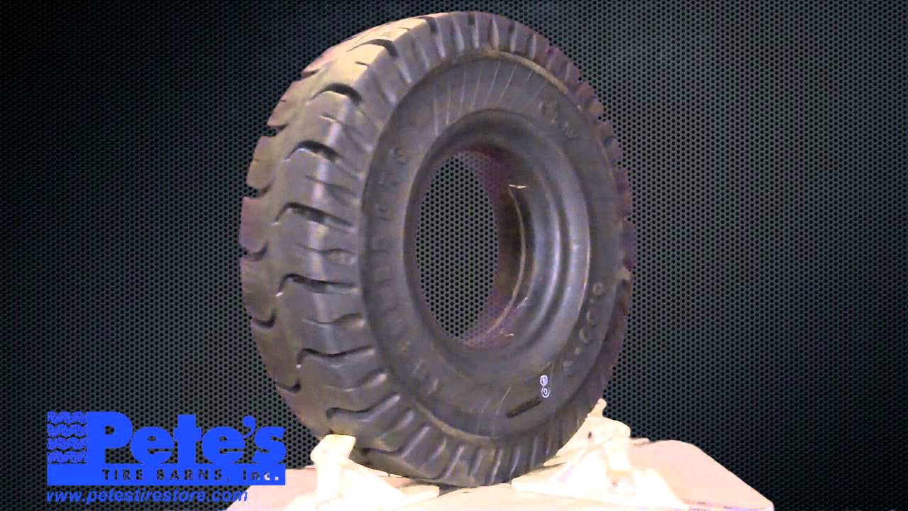 Trelleborg Elite XP Solid Forklift Tire 6.00x9 (3.0) - YouTube