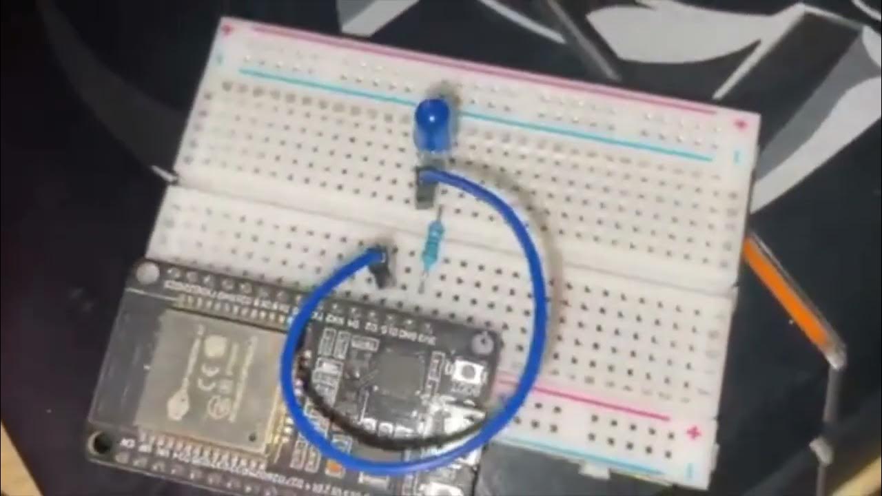 Hacer parpadear un led con arduino (ESP32) - YouTube