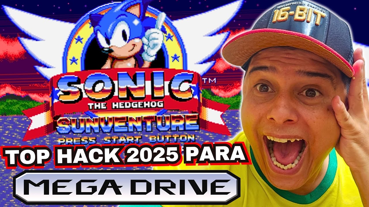 Conheça o novo SONIC 1 SUNVENTURE do MEGA DRIVE HACK SHC 2025 ! - YouTube