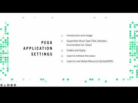 Learn Pega Application Settings #pega #Pegadev #pegahelp - YouTube