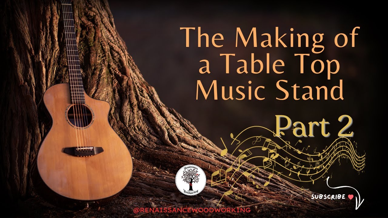 Walnut Log to Table Top Music Stand: An Epic Transformation Part 2 ...