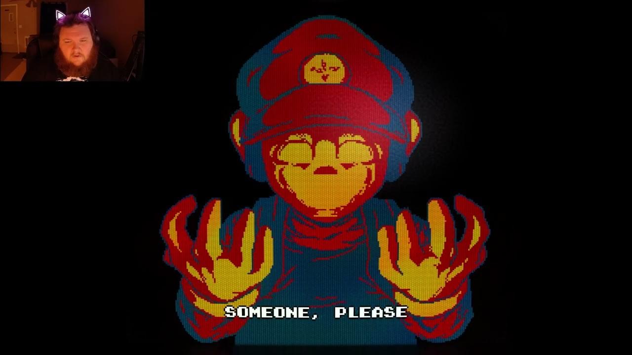 Mario is possessed by demons - Crucis mortem Mario horror game demo ...