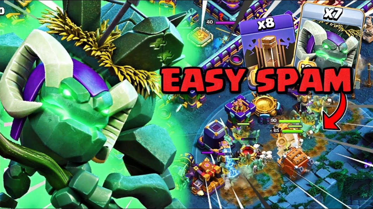 This MASS Witch Golem + 8 EQ Spell is More BROKEN than LAVALOON | BEST ...