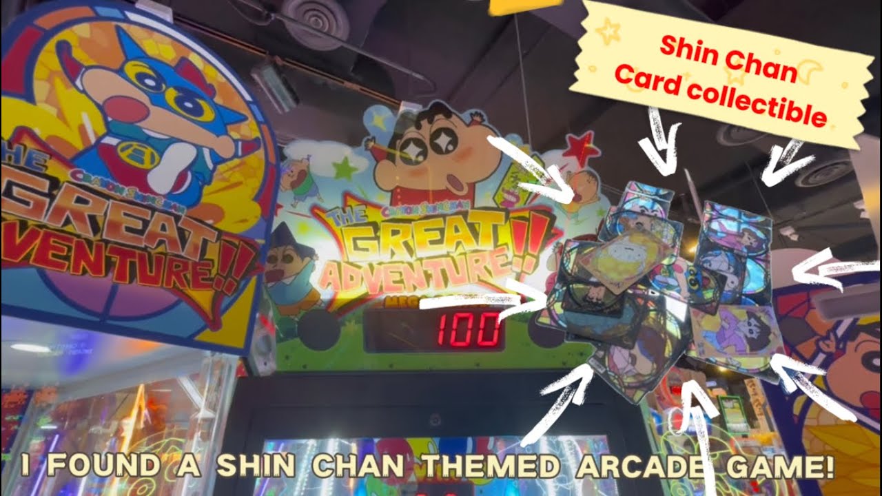CRAYON SHIN CHAN ARCADE GAME！ - YouTube