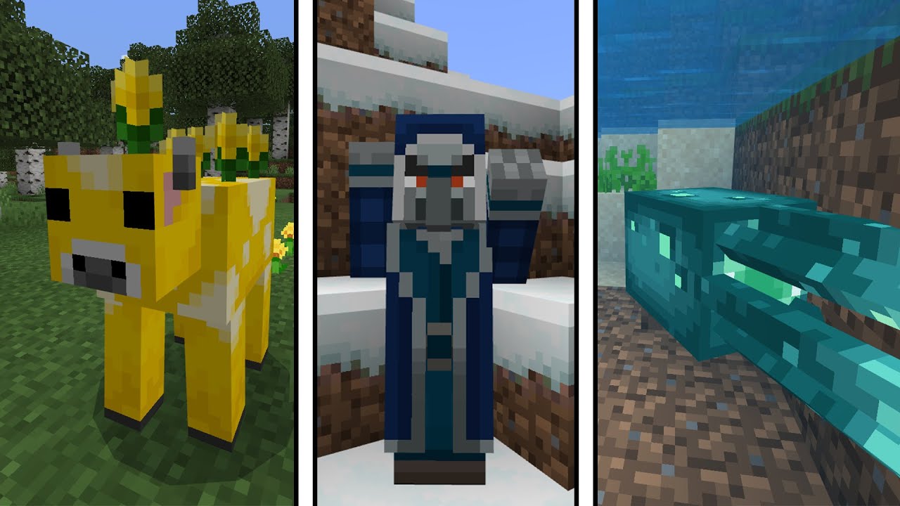 Inilah Mobs Baru Yang Akan Ada di Update Minecraft 1.17 ... - YouTube