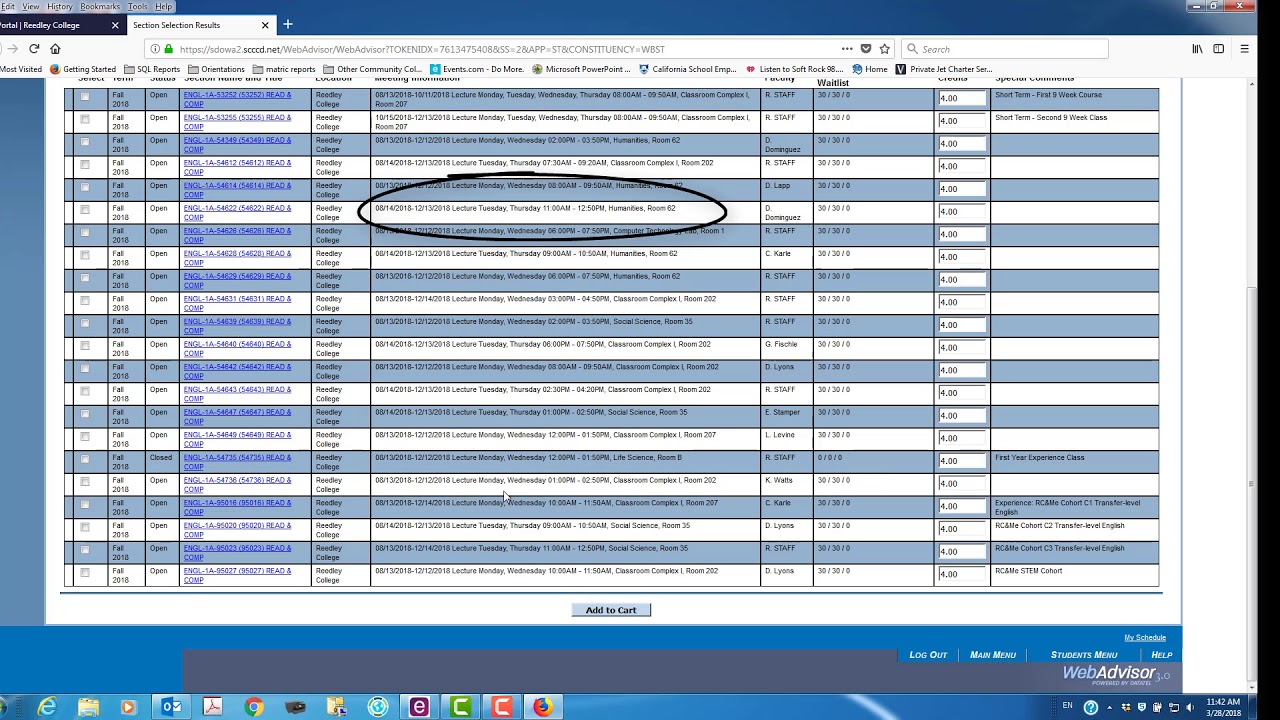 How to register for classes in WebAdvisor (Has Sound) - YouTube