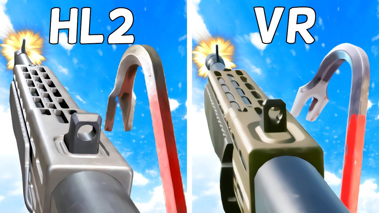 Half-Life 2 - Original vs. H3VR - Weapons Comparison - YouTube